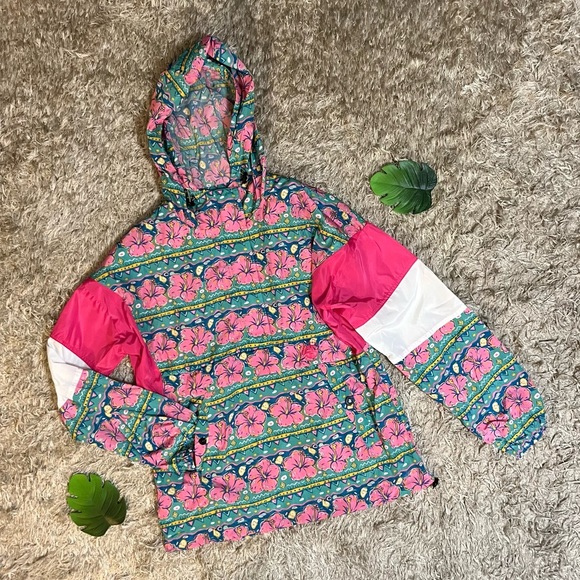 Simply Southern | Jackets & Coats | Nwt Simply Southern Hibiscus ...